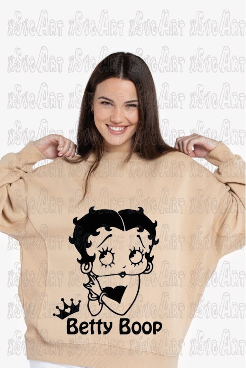 Betty Boop Svg, Betty Boop Png, Betty Boop, Betty Boop Mug, Black Betty ...