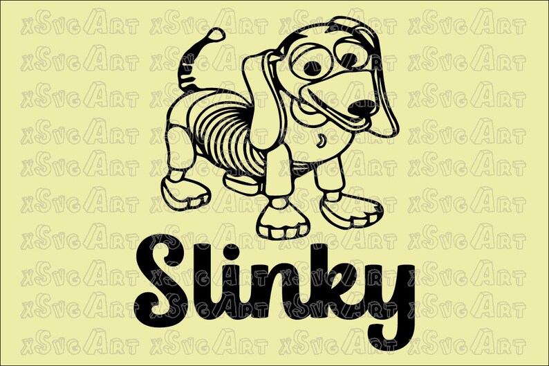 Toy Story Svg, Slinky Dog, Woody Svg, Slinky Dog Svg, Buzz Svg, Forky ...