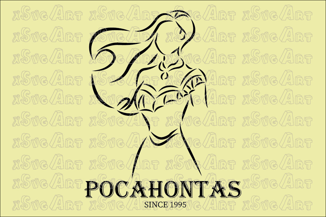 Pocahontas & Co Svg, Princess Pocahontas Png, Pocahontas Svg, Digital ...