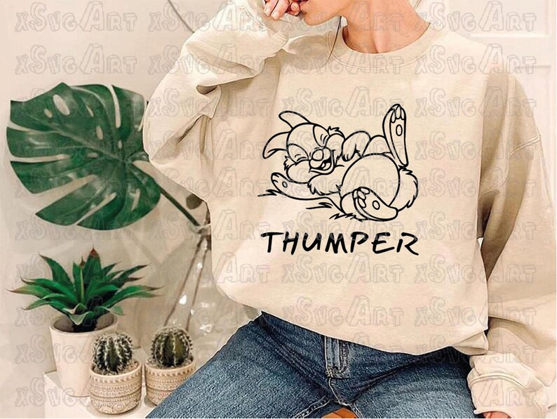 Thumper Svg, Bambi Svg, Bunny Svg, Rabbit Svg, Bunny Thumper Svg, Bambi ...