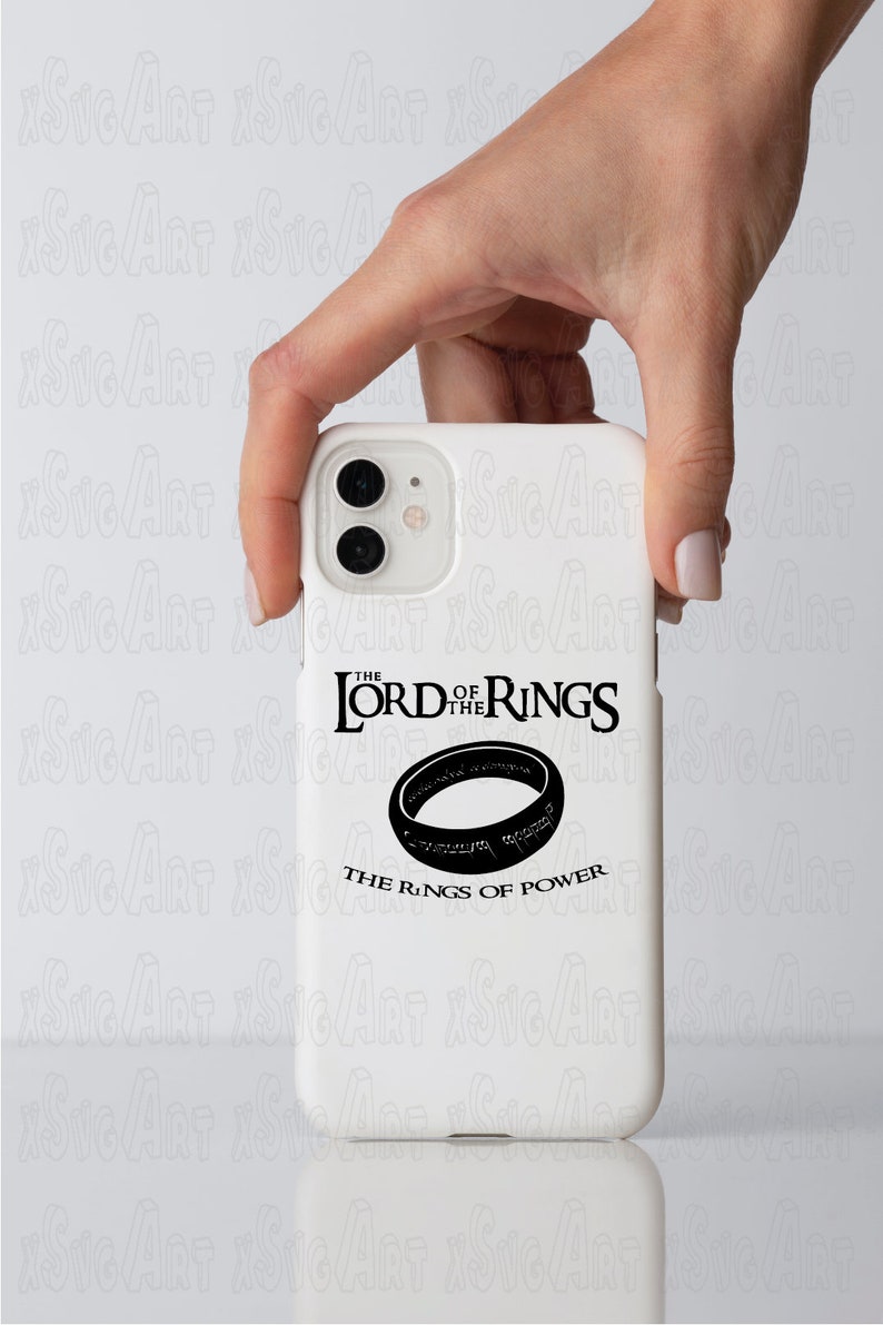 The Rings of Power Svg File, LOR Svg Digital Instant Download, Rings of ...