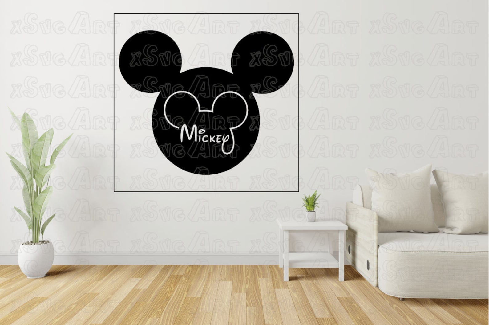 Mickey Writing Inside Mickey's Head Svg File, Mickey Mouse Head Svg ...