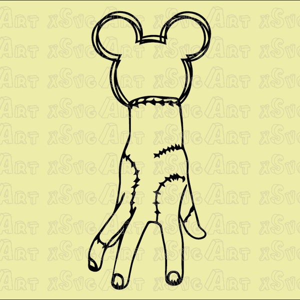 Wednesday Addams Mouse - Etsy