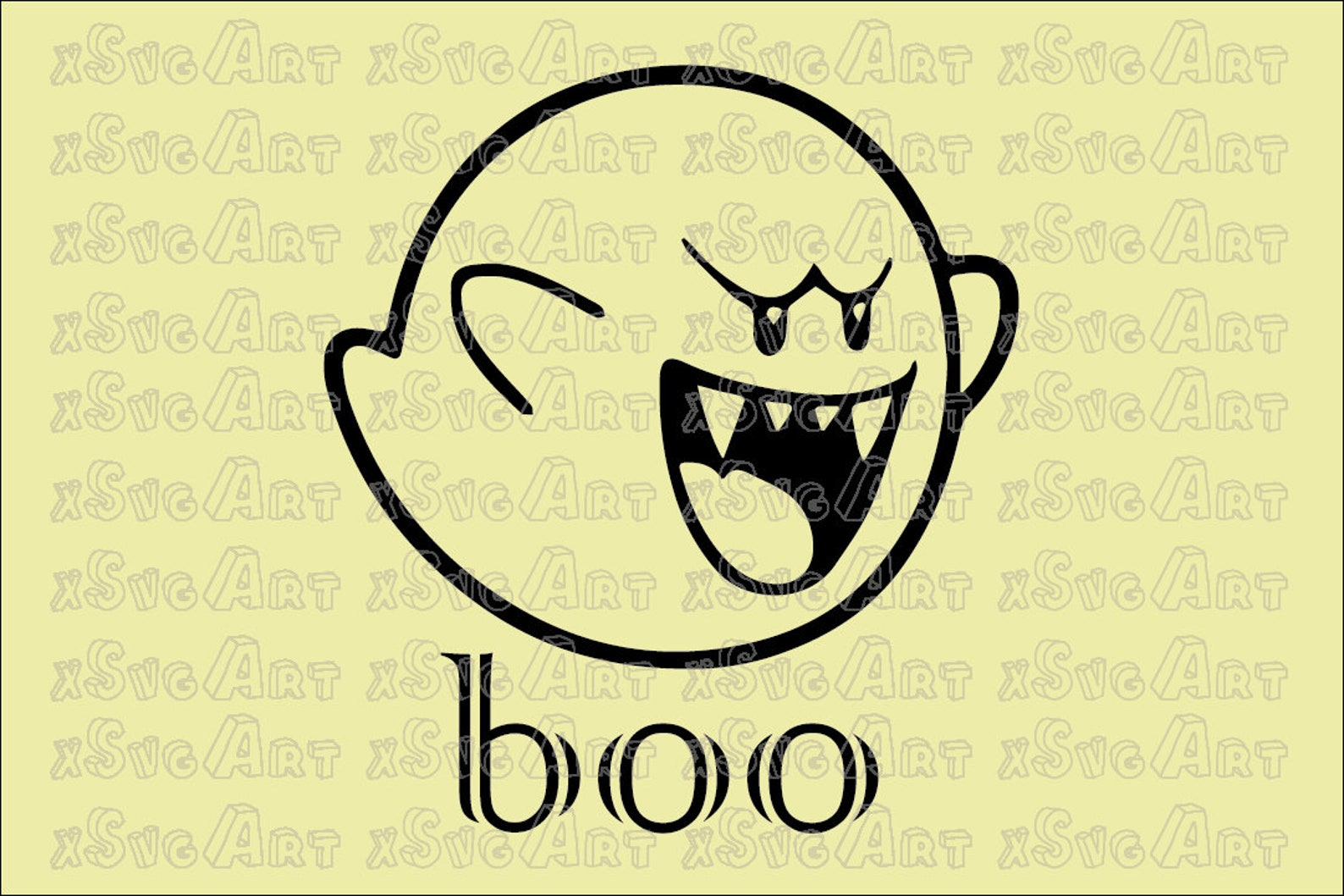Boo Super Mario Svg Mario Boo Svg Super Mario Boo Ghost Svg - Etsy