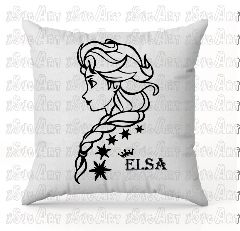 Elsa Svg Frozen Elsa Digital File Elsa Silhouette Cut Files - Etsy ...