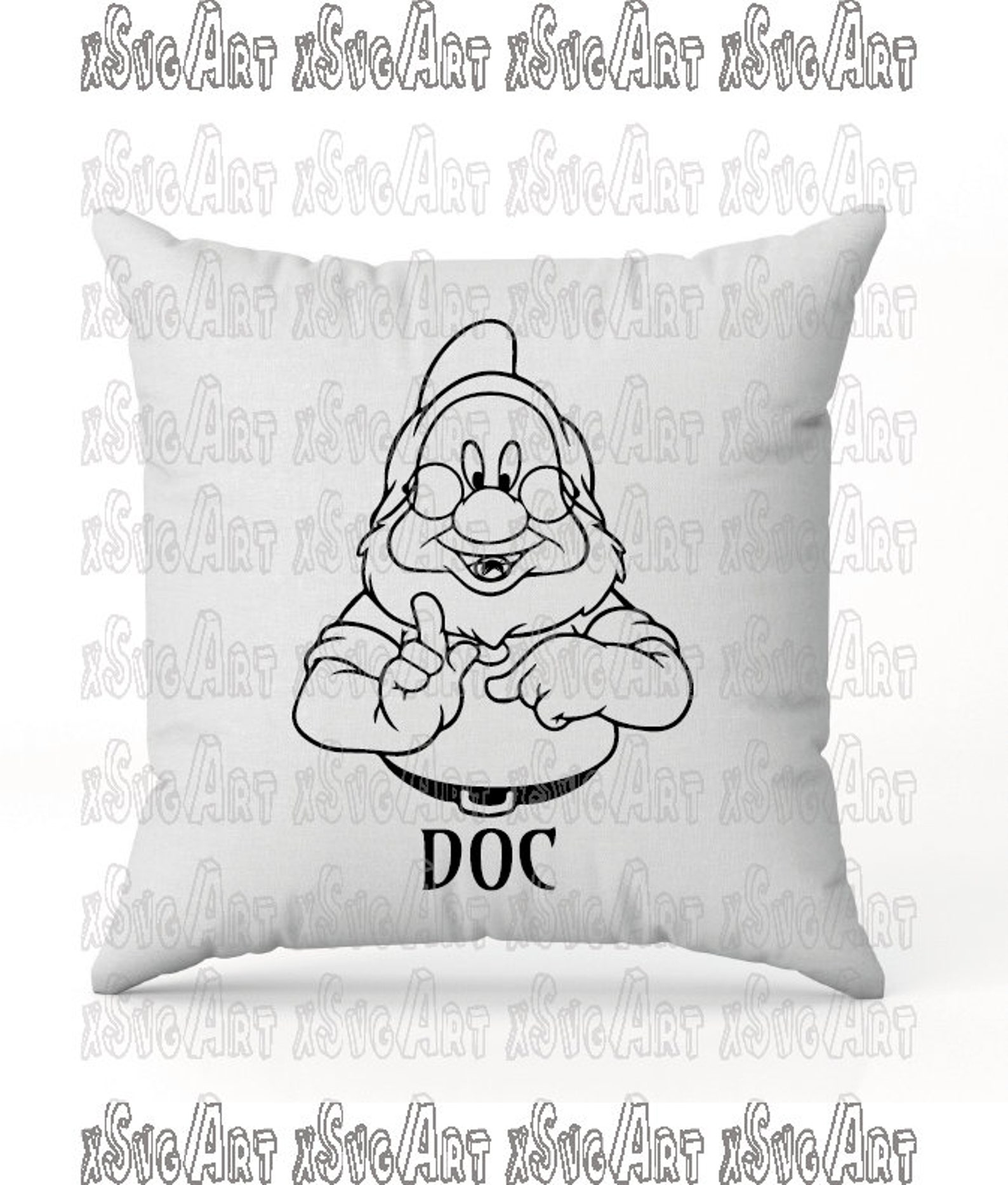 Doc Dwarf SVG, Snow White and Seven Dwarfs Vector (digital Download) - Etsy