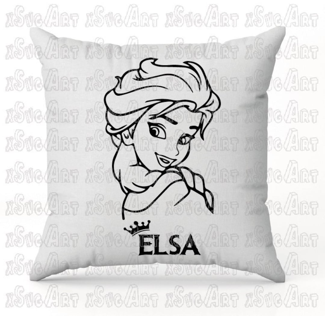 Elsa Svg, Frozen Elsa Digital File, Elsa Silhouette Cut Files, Frozen ...