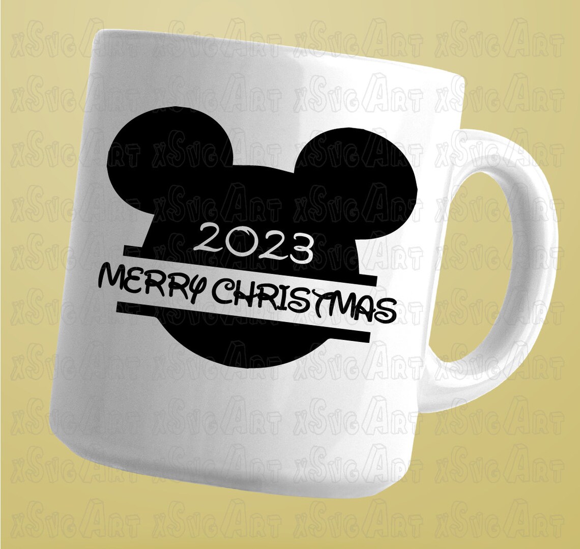 Mickey Ear 2023 Svg, Mickey 2023 Silhouettes Digital Download, SVG, PNG ...