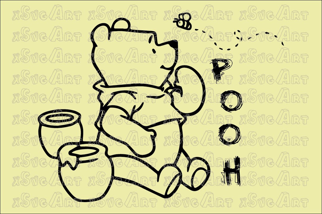 Winnie Svg, Winnie the Pooh Svg, Pooh Svg, Winnie the Pooh, Eeyore Svg ...