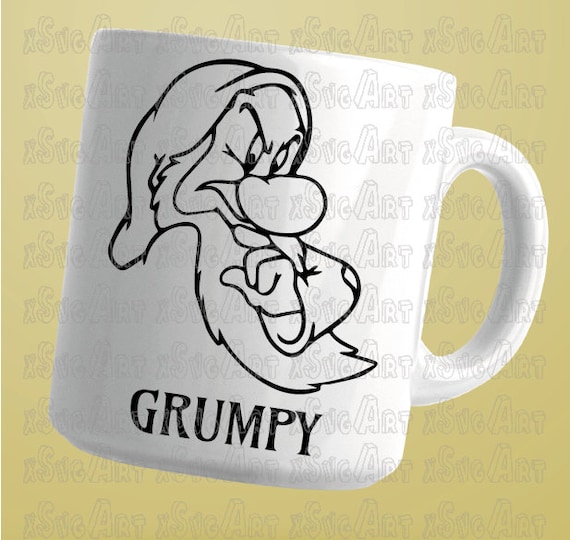 Grumpy Dwarf Svg