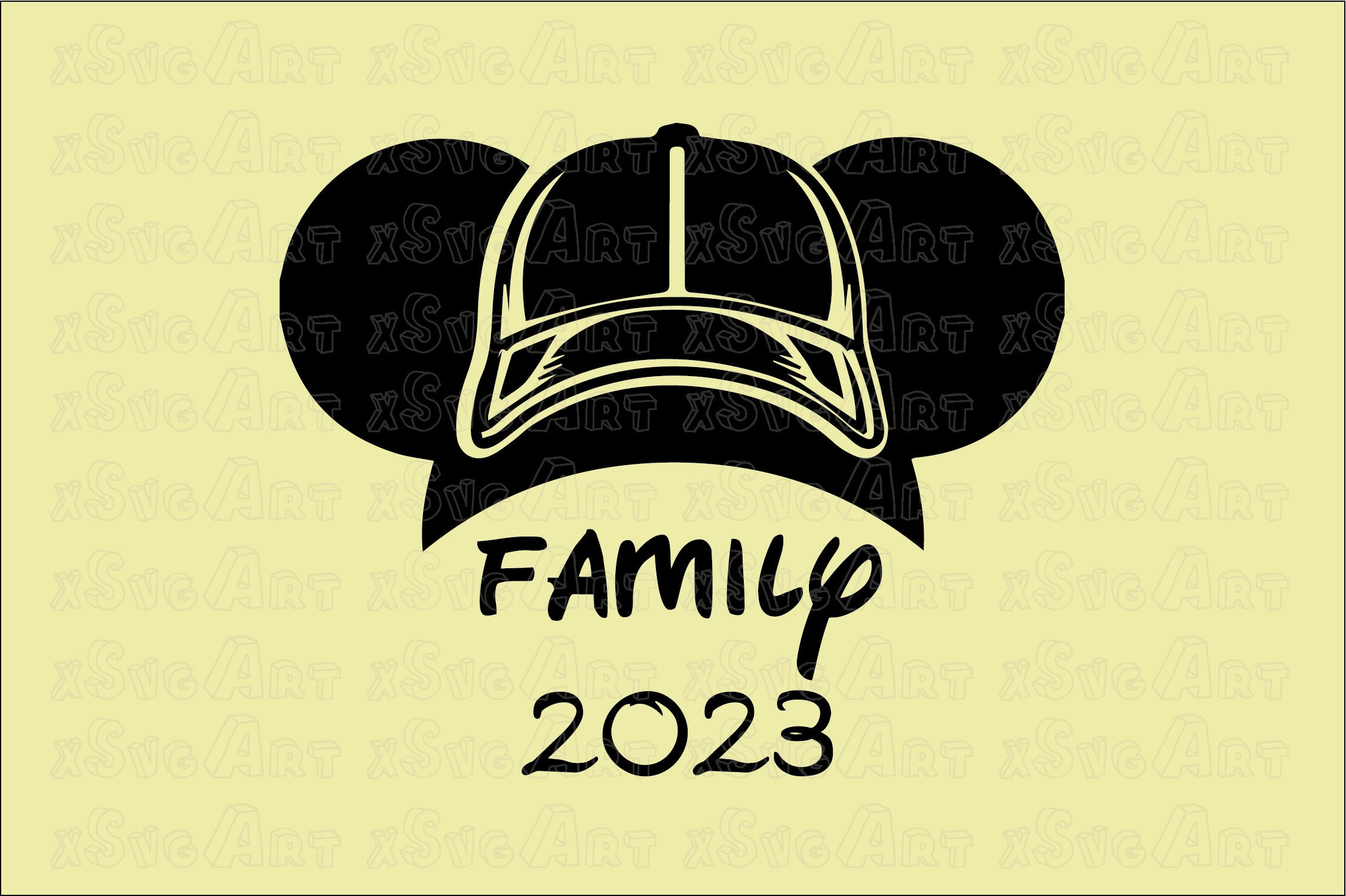 Mickey Ears Cap Svg Files Vintage Mickey Printable Vectorel - Etsy