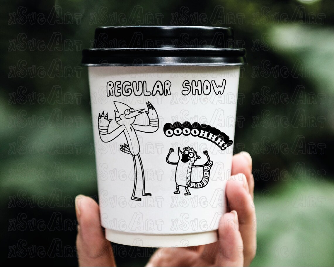 Regular Show SVG File, Regular Show Sticker Svg Files, Cartoon ...