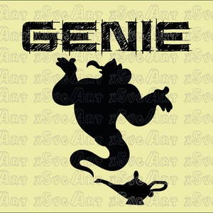 Best Wishes Svg, Aladdin Svg, Aladdin's Genie Svg, Aladdin's Magical ...