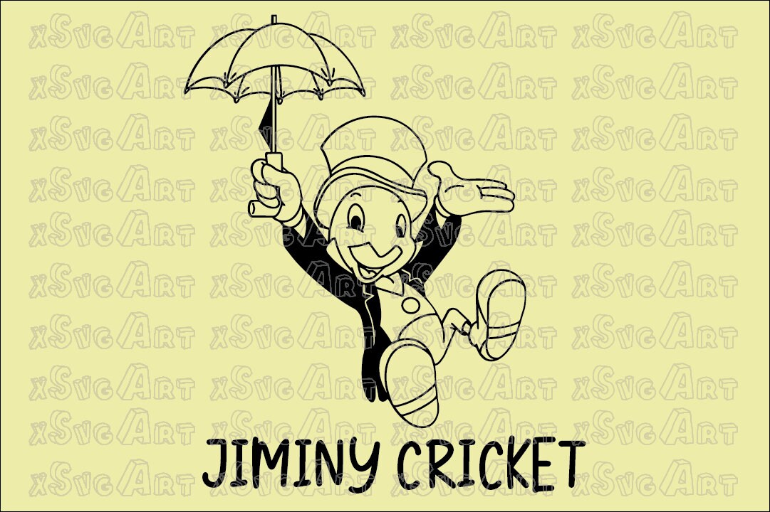 Jiminy Cricket Svg, Pinocchio Svg, Pinocchio Jiminy, Umbrella Bug Svg, Cricket Pinocchio Svg ...