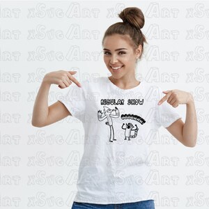 Regular Show SVG File, Regular Show Sticker Svg Files, Cartoon ...