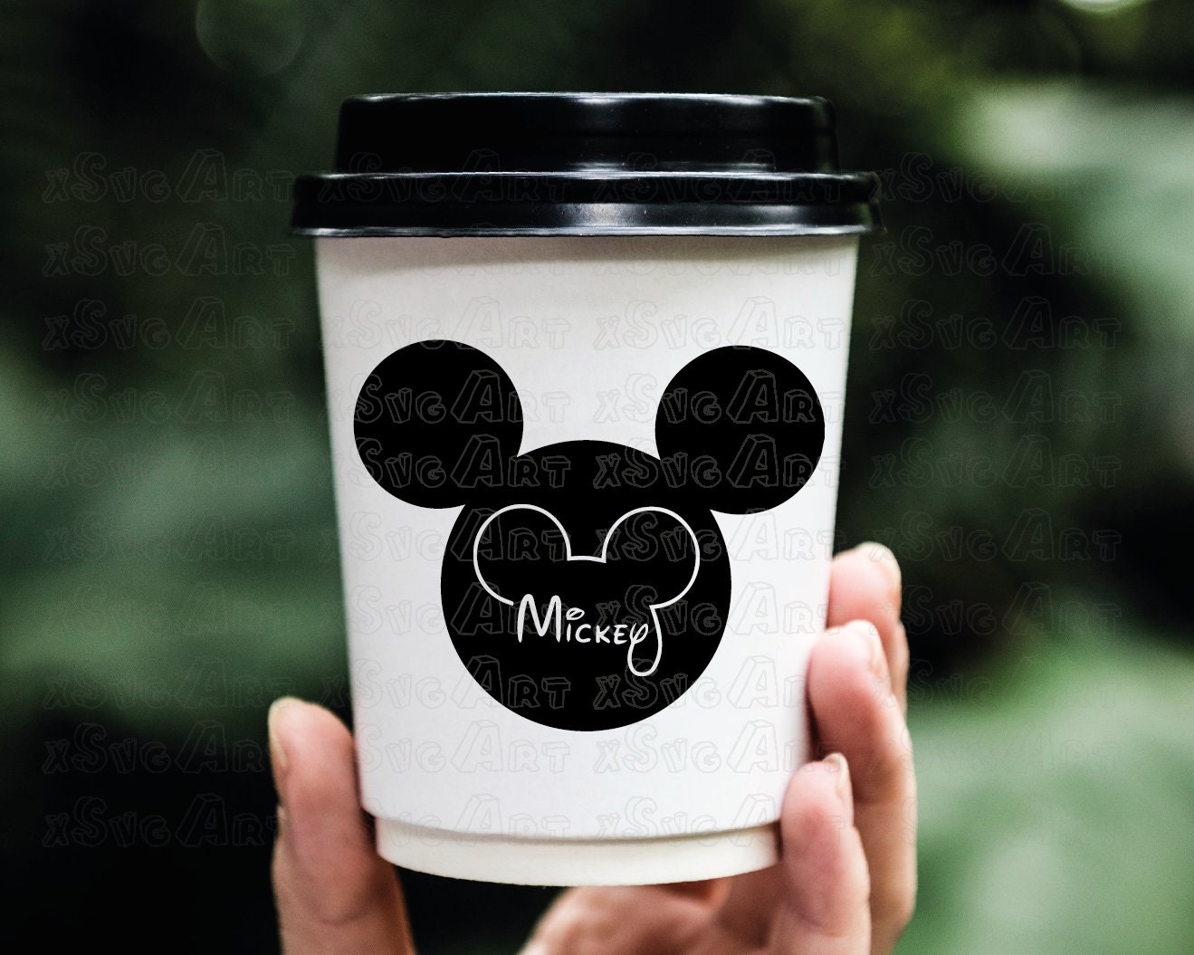 Mickey Writing Inside Mickey's Head Svg File, Mickey Mouse Head Svg ...