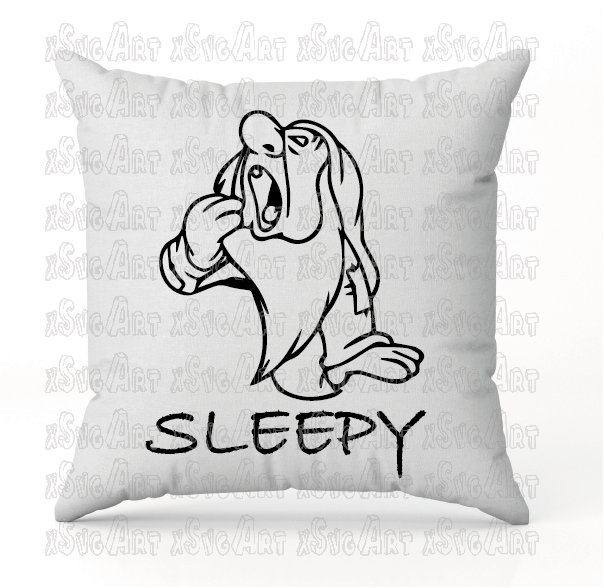 Snow White Svg, Sleepy Svg, Snow White and Seven Dwarfs Svg, Seven ...