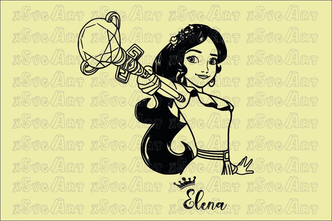 Princess Elena Svg, Elena of Avolor Digital Download, Cricut File for ...