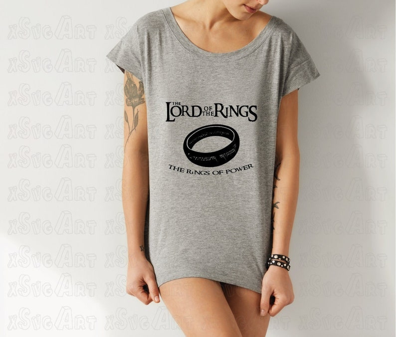 The Rings of Power Svg File LOR Svg Digital Instant Download - Etsy Canada