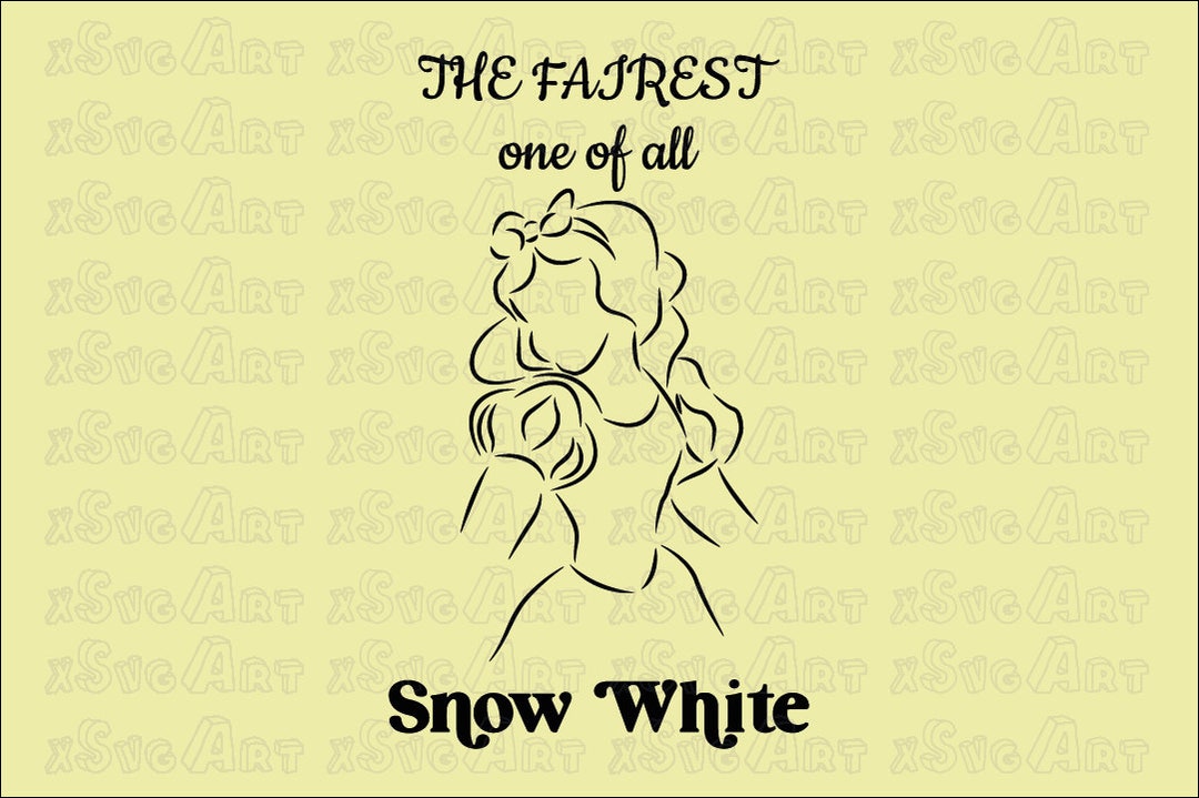 Snow White Vector SVG, Princess Cut File (digital Download) - Etsy