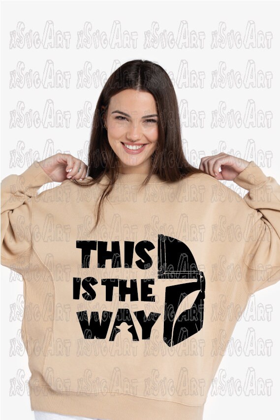 This is the Way Svg Mandalorian Svg Silhouette Svg Star - Etsy