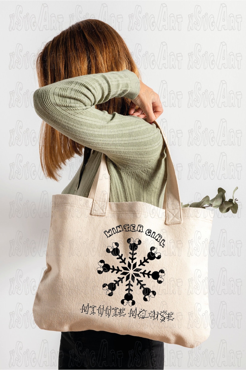 Minnie Mouse Heads SVG File Snowflake Mouse Svg for Cricut - Etsy