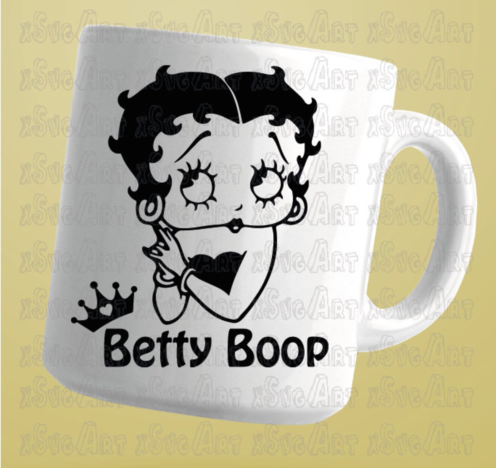 Betty Boop Svg, Betty Boop Png, Betty Boop, Betty Boop Mug, Black Betty ...