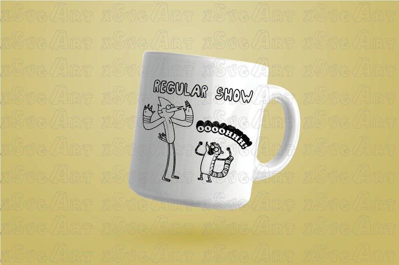 Regular Show SVG File, Regular Show Sticker Svg Files, Cartoon ...