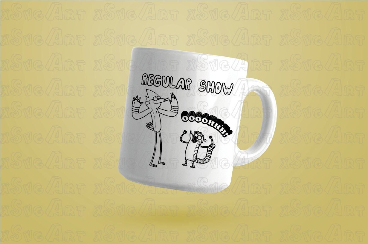 Regular Show SVG File, Regular Show Sticker Svg Files, Cartoon ...