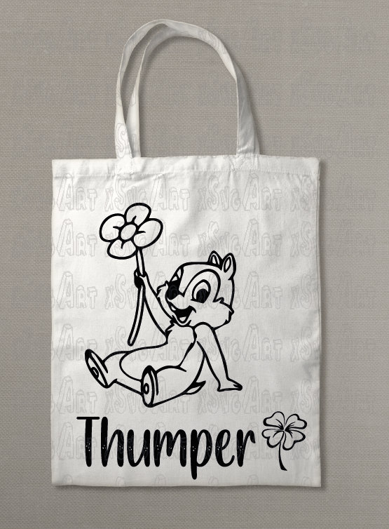 Thumper Svg, Bambi Svg, Bunny Svg, Rabbit Png, Bunny Thumper Svg, Bambi ...