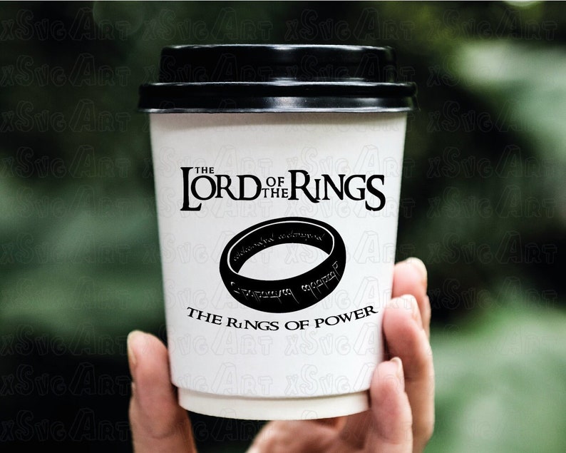 The Rings of Power Svg File, LOR Svg Digital Instant Download, Rings of ...