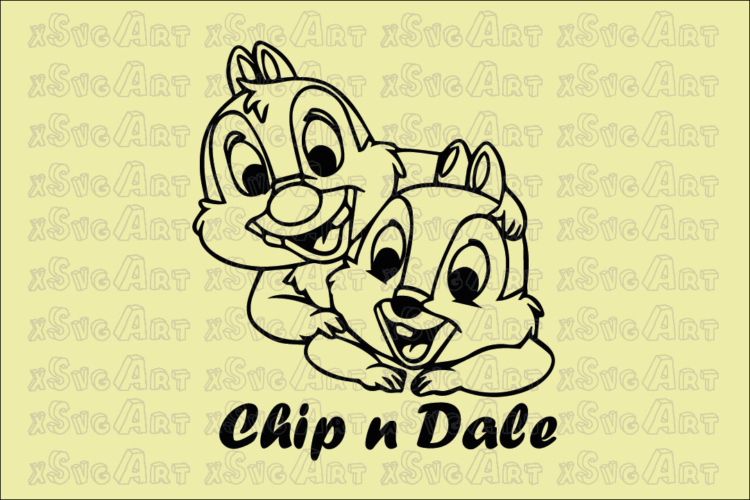 Chip and Dale Svg, Chip N Dale Svg, Chip N Dale, Double Trouble Svg ...