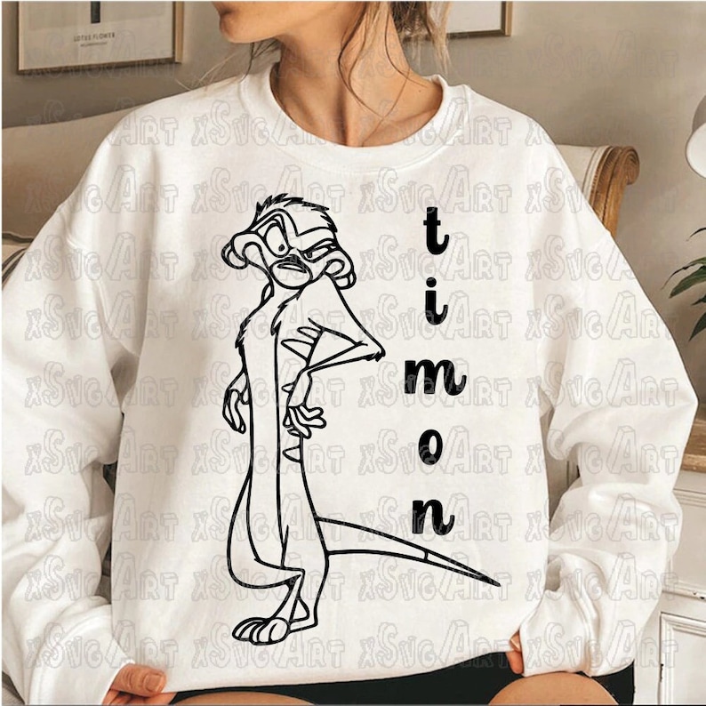 Timon Svg Lion King Svg Timon Lion King Svg Simba Svg - Etsy