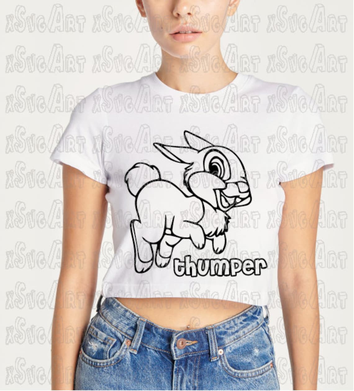 Thumper Svg, Bambi Svg, Bunny Svg, Rabbit Png, Bunny Thumper Svg, Bambi ...