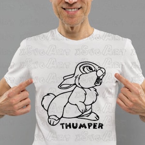 Thumper Svg, Bambi Svg, Bunny Svg, Rabbit Png, Bunny Thumper Svg, Bambi ...
