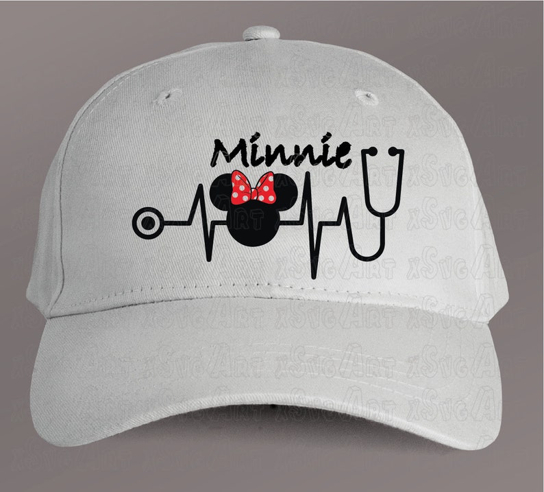 Minnie Mouse Stethoscope SVG File, Cricut Silhouette (digital Download ...