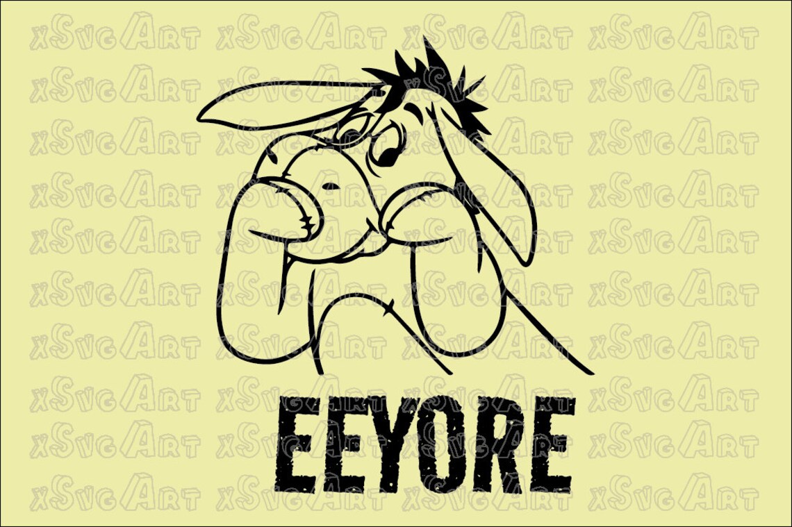 Eeyore Svg, Winnie The Pooh Svg, Pooh Svg, Winnie The Pooh, Eeyore Svg ...