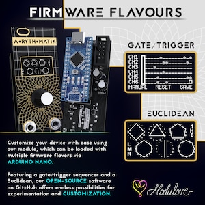 A-RYTH-MATIK | 6 Channel Euclidean Rhythm Sequencer - Etsy