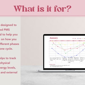 Printable Period Tracker, Cycle and Mood Tracker, PMS Symptoms Tracker ...
