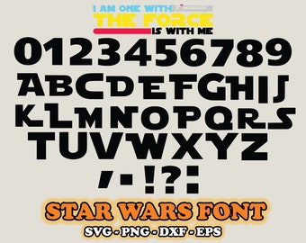 Starwars Cricut Font - Etsy