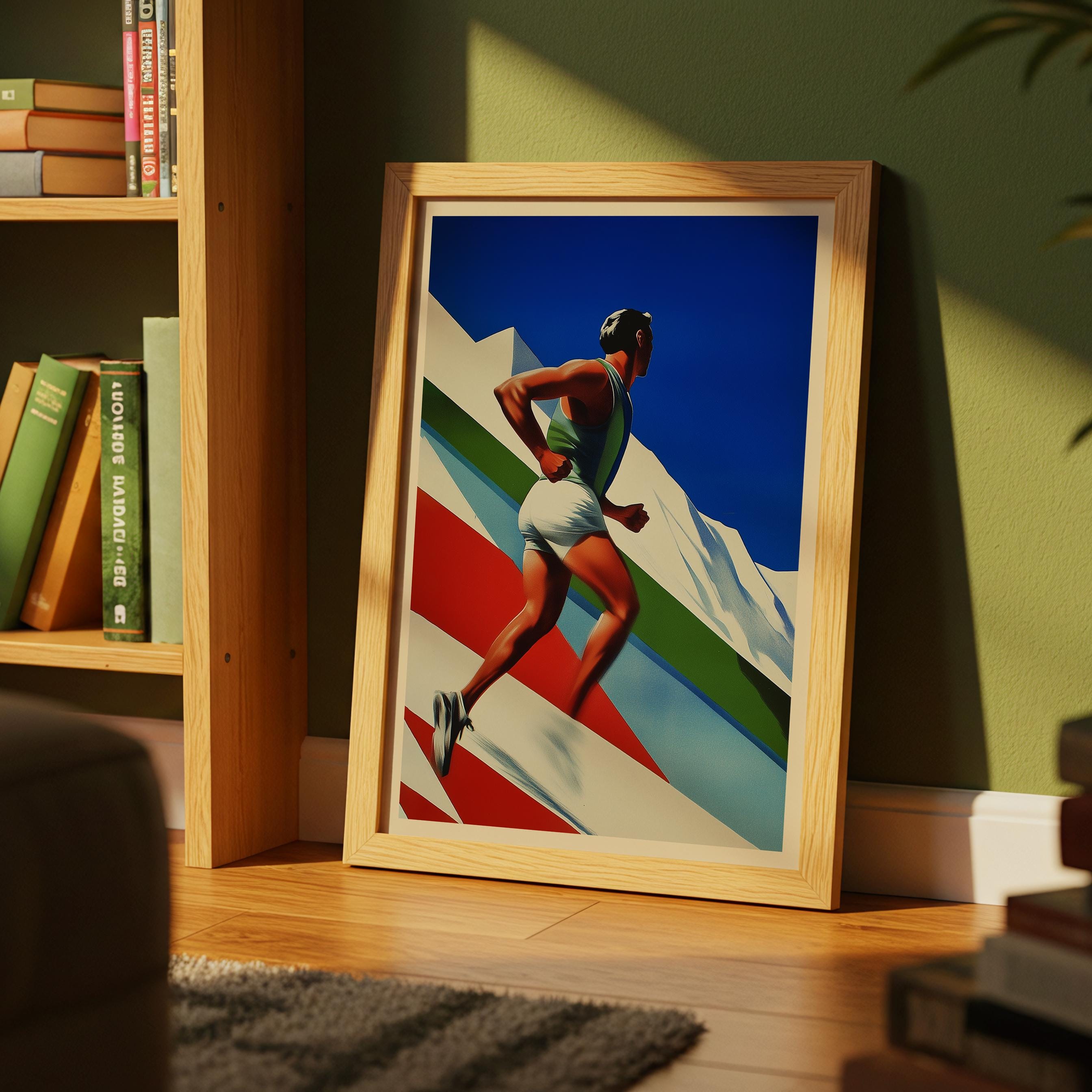 Trail Runner Poster, Ultra Marathon Wall Art, Endurance Running Print ...