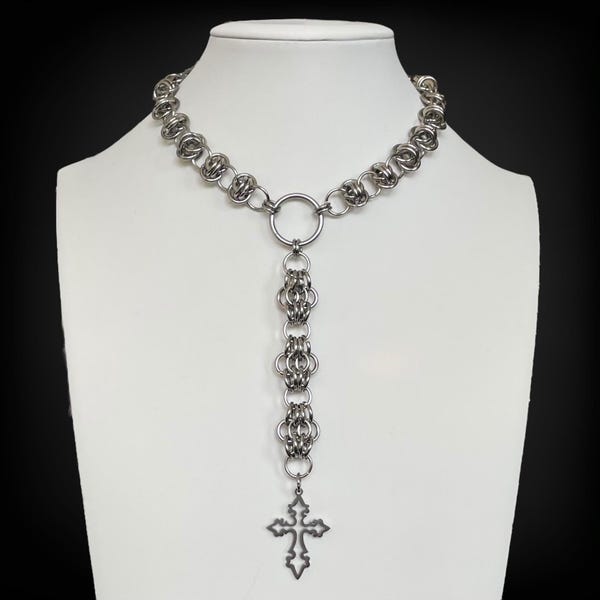 Chainmail Cross - Etsy