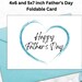 Father's Day Printable Card for Fathers Day Granddad Gift Happy Father ...