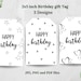 Birthday Gift Tags Birthday Printable Tags for Birthday 2x3 Inch Gift ...