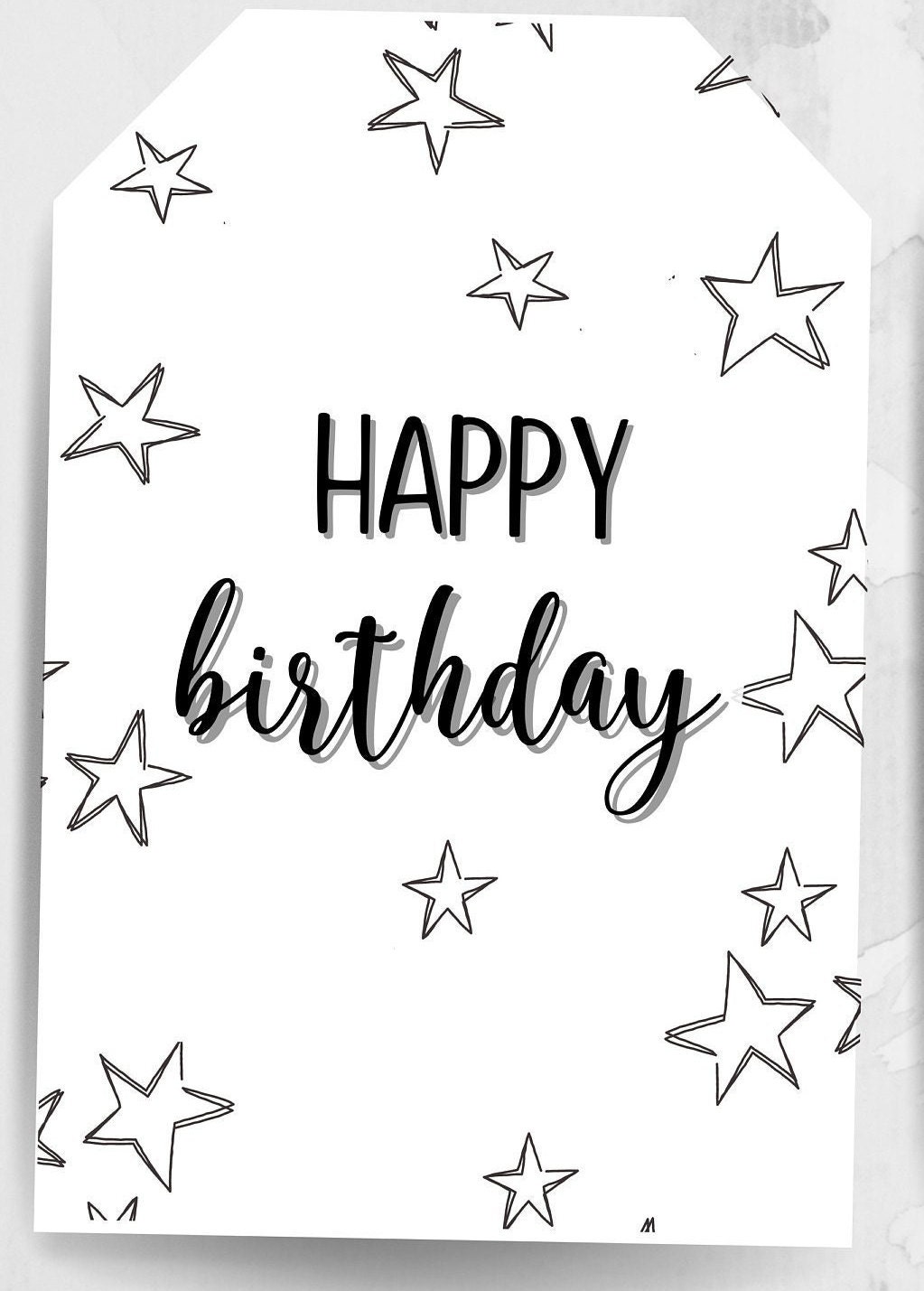 Birthday Gift Tags Birthday Printable Tags for Birthday 2x3 Inch Gift ...
