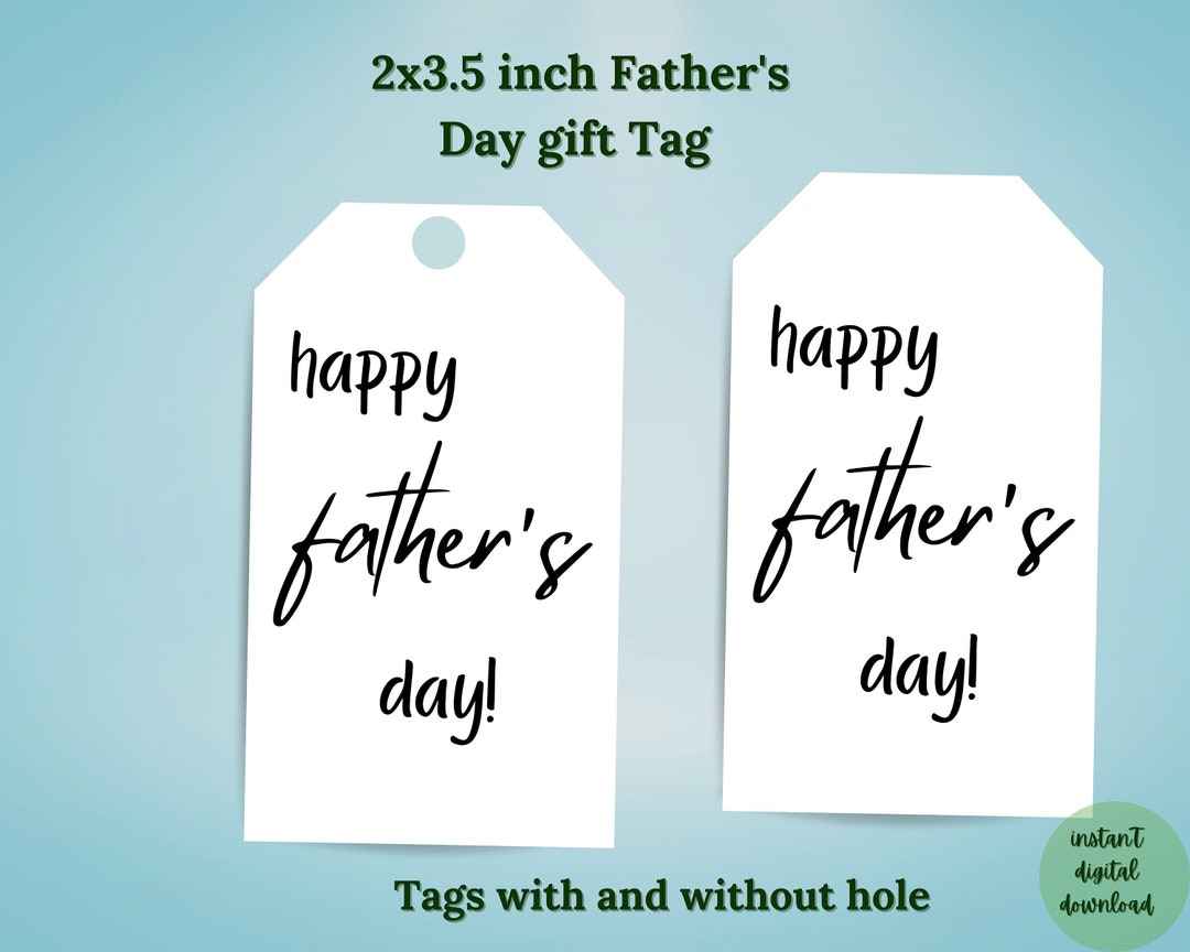 Father's Day Gift Tags Printable Tag|tags for Fathers Day Granddad Gift ...