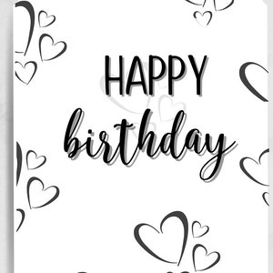 Birthday Gift Tags Birthday Printable Tags for Birthday 2x3 Inch Gift ...