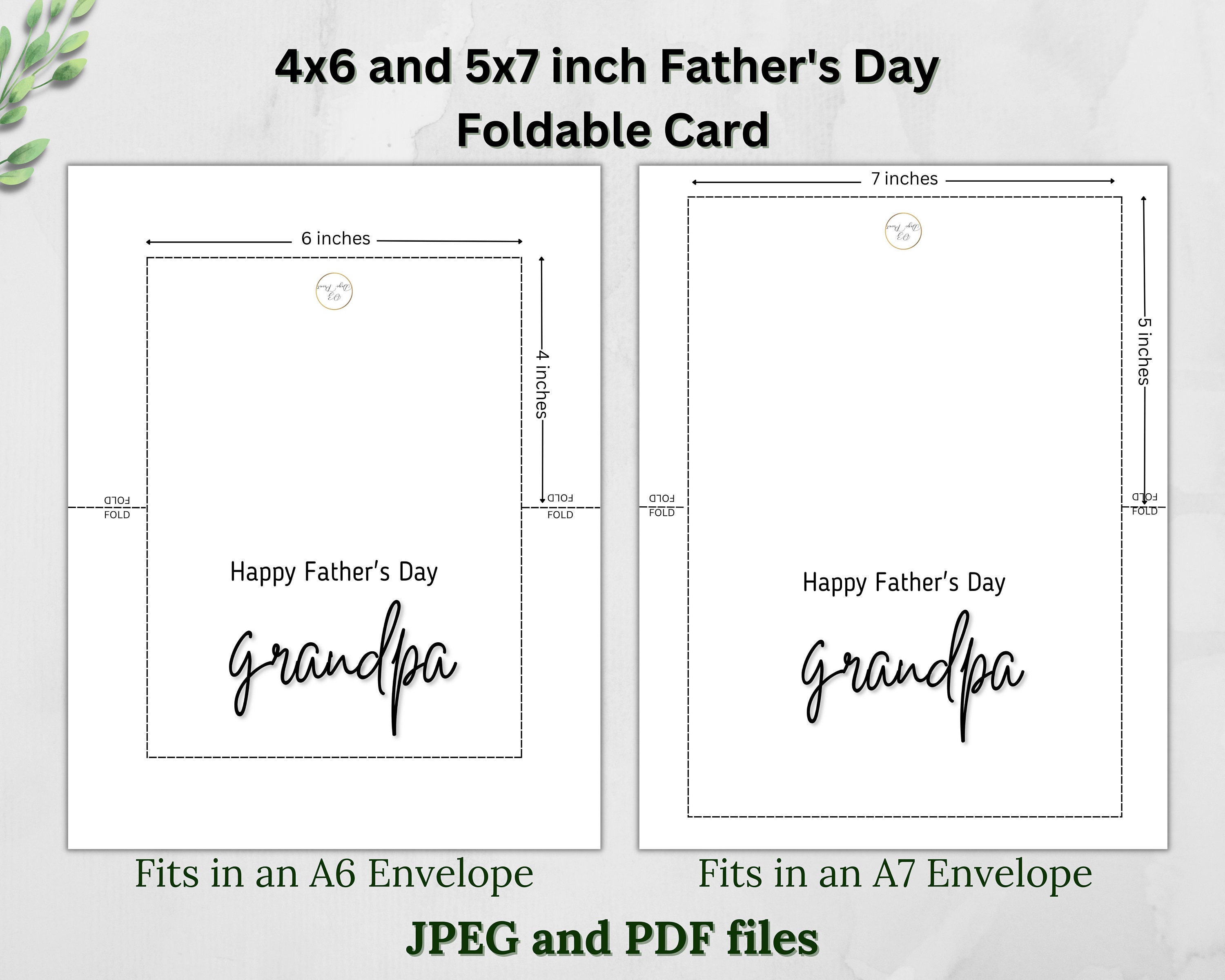 Father's Day Grandpa Printable Card for Fathers Day - Etsy
