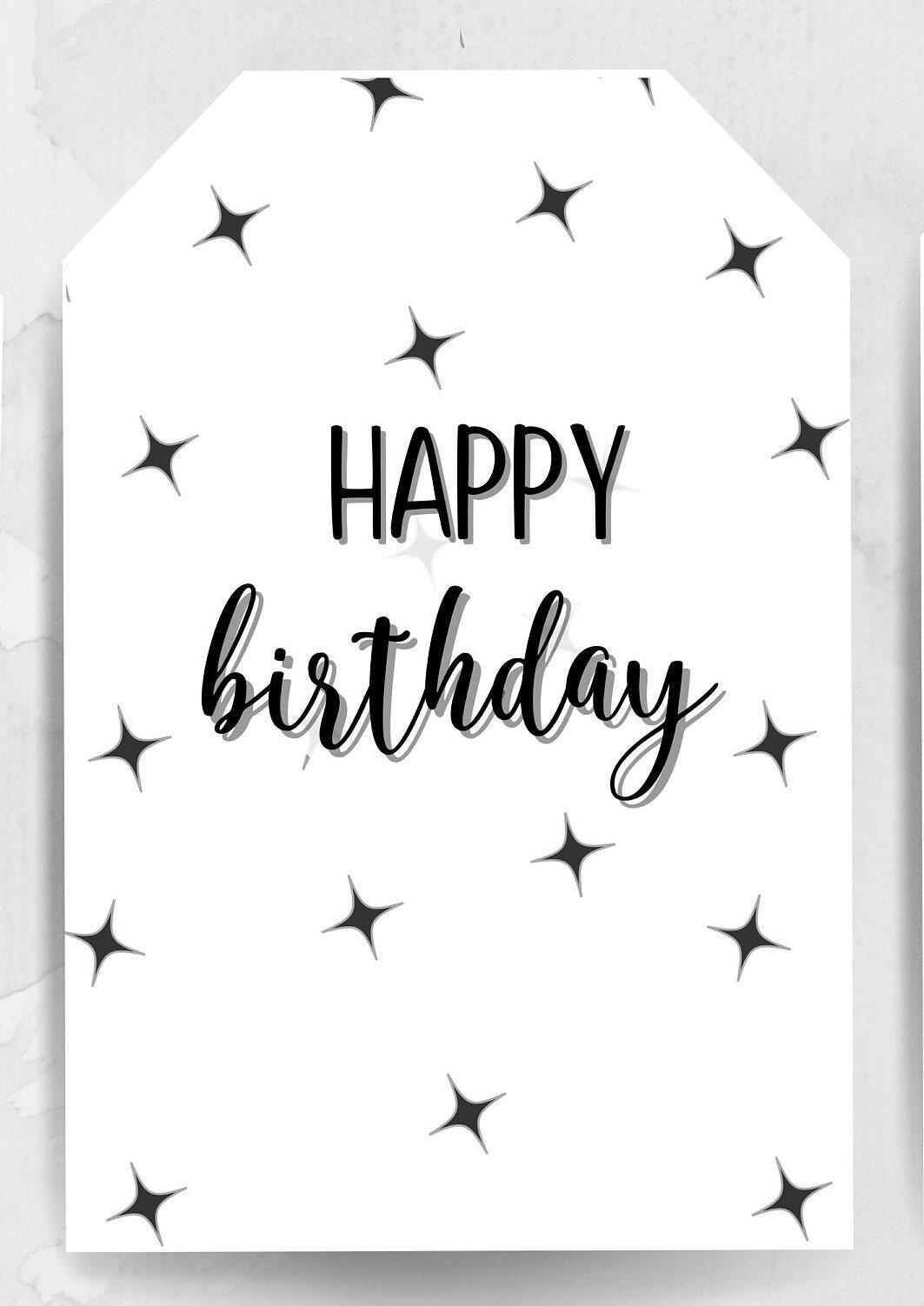Birthday Gift Tags Birthday Printable Tags for Birthday 2x3 Inch Gift ...