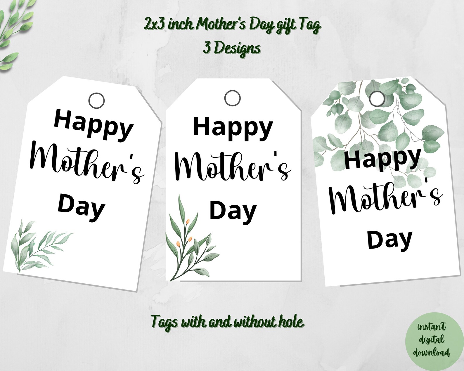 Mother's Day Gift Tags Printable Mom Tags Tags for Moms Day Mother's ...